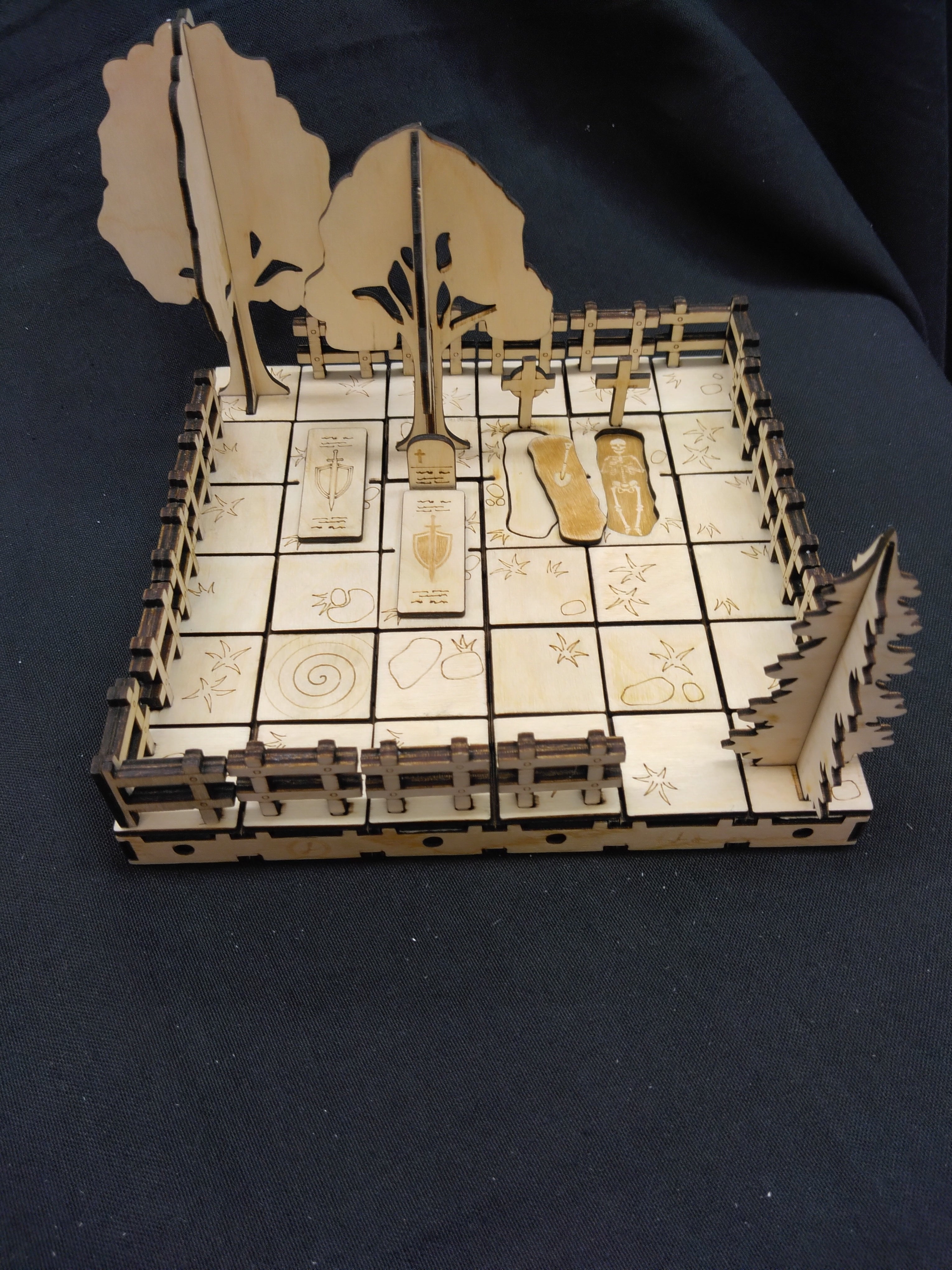 Modular Game Board Dungeon Floor Tiles – Palouse Engraving